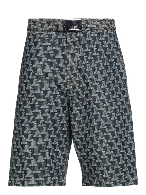 LANVIN Monogram Shorts - Blue
