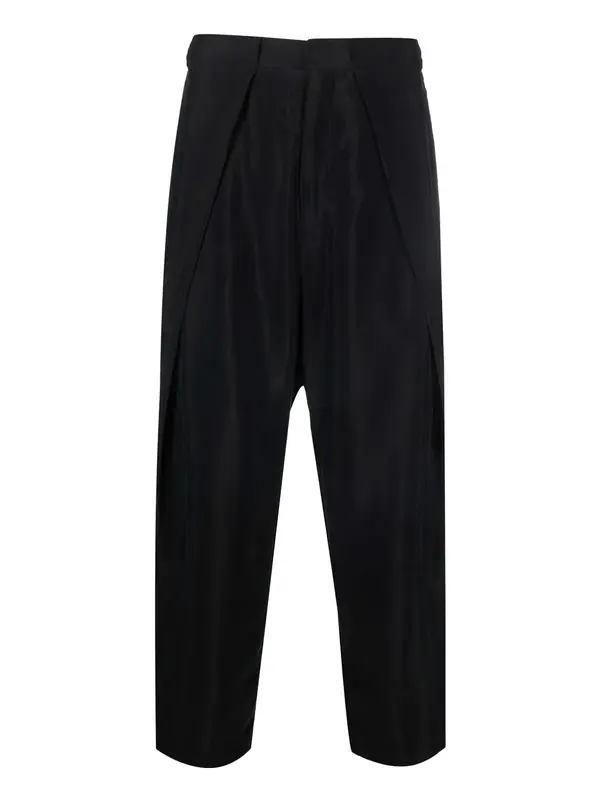 Balmain Cropped Trousers - Black