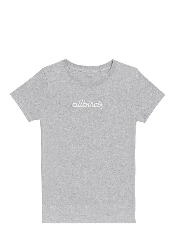 Allbirds Recycled Tee With Logo - Grey