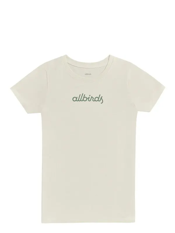Allbirds Recycled Tee With Logo - White