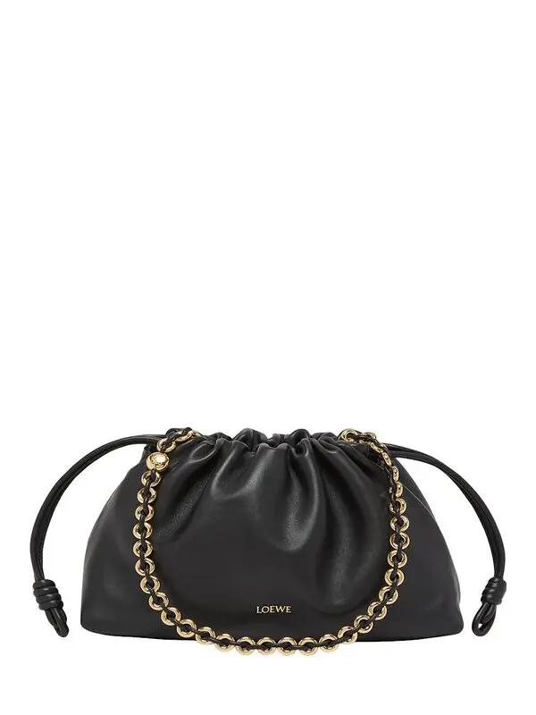 Loewe Flamenco Napa Leather Bag - Black