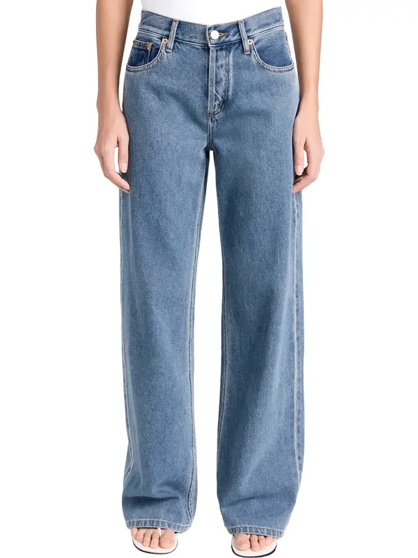 Still Here Walker Straight Leg Jeans - Cloud Classic Blue