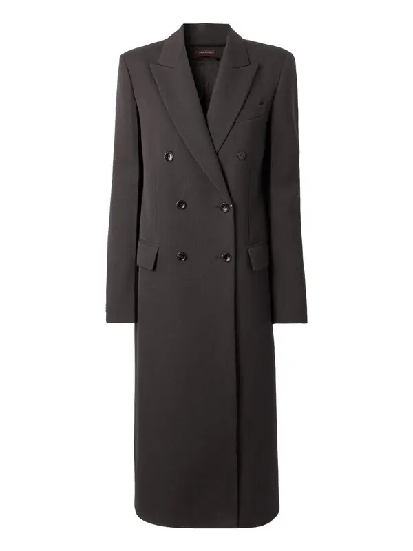 Gucci Double-breasted Wool Coat - Gray