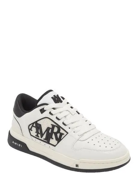 Amiri Classic Logo Low Top Sneakers - White Black