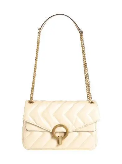 Sandro Quilted Shoulder Bag - Beige