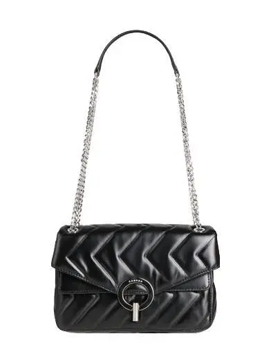 Sandro Quilted Shoulder Bag - Black