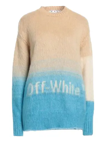 OFF-WHITE™ Sweater Mohair Wool Blend - Beige