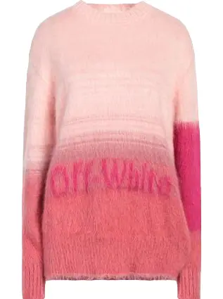 OFF-WHITE™ Sweater Mohair Wool Blend - Pink