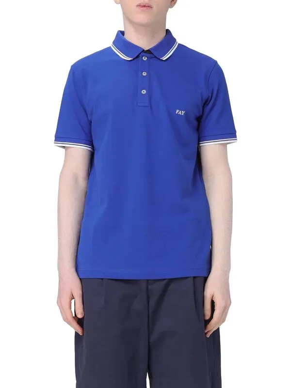 FAY Polo Shirt - Blue 1