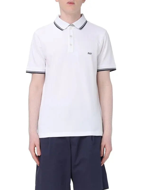 FAY Polo Shirt - White