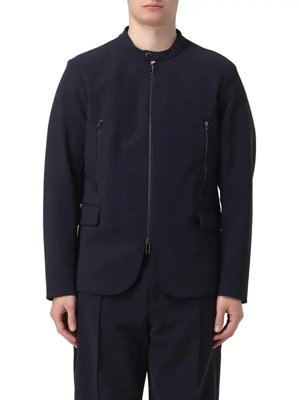 Emporio Armani Zip-up Jacket - Navy