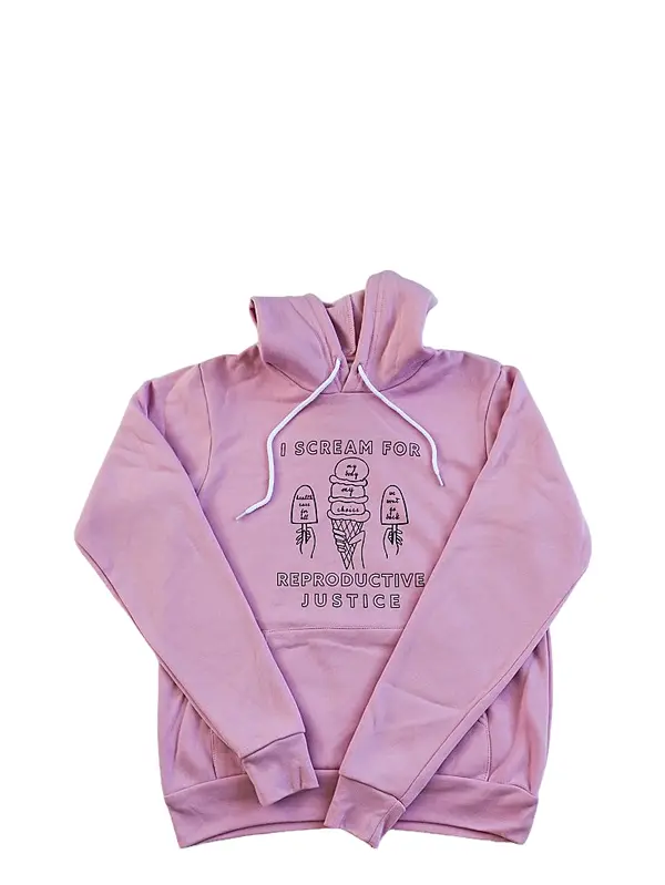 OVERSEASONED Graphic Fleece Hoodie - Lavender