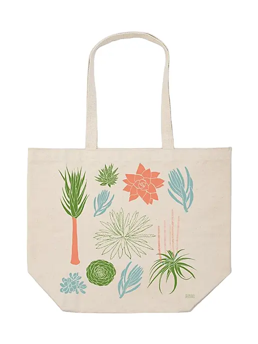 CLAUDIA PEARSON Succulent Tote Bag - Market Tote