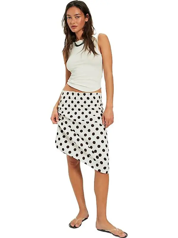 Free People Fp One Sunni Convertible Skirt - Ivory Combo
