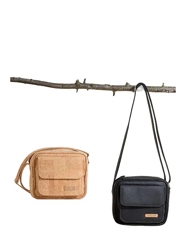 TIRADIA CORK On The Go Crossbody - Natural Cork