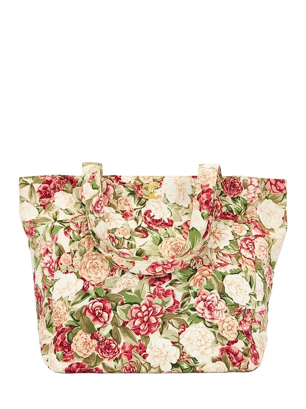 Chanel Cc Flower Mark Tote Bag - Multi