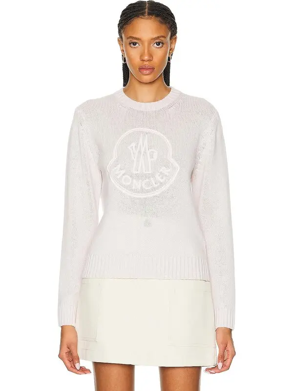 Moncler Crew Neck - Pink