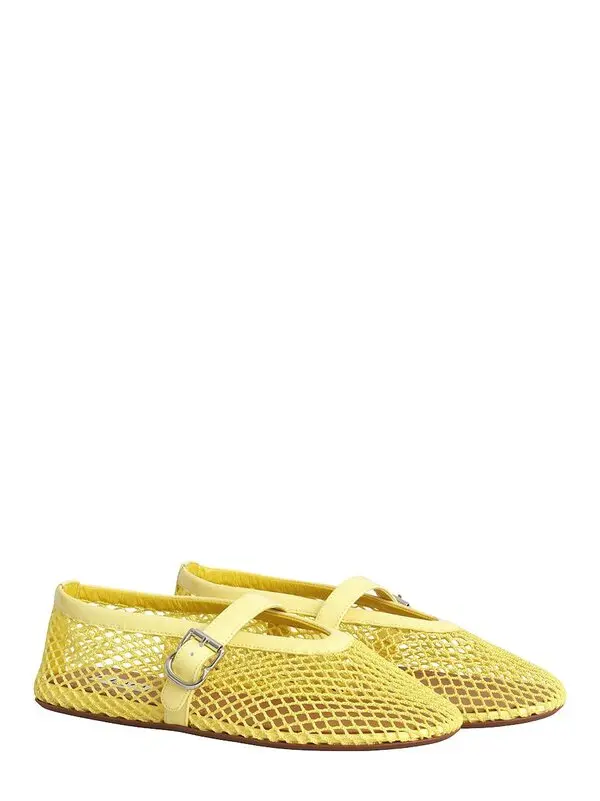 Alaïa Ballet Flats - Jaune Citron