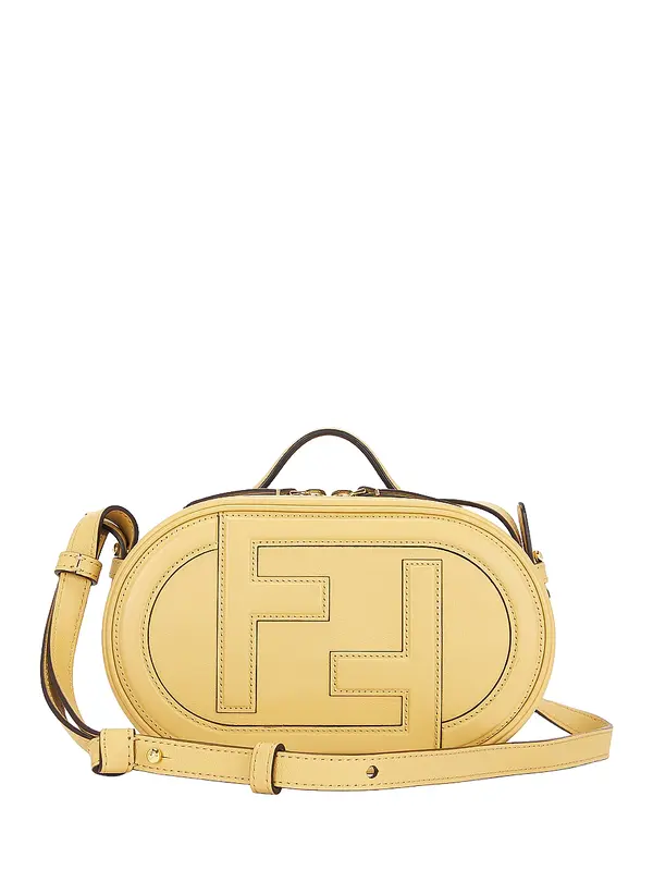 Fendi O Lock Camera Bag - Mustard