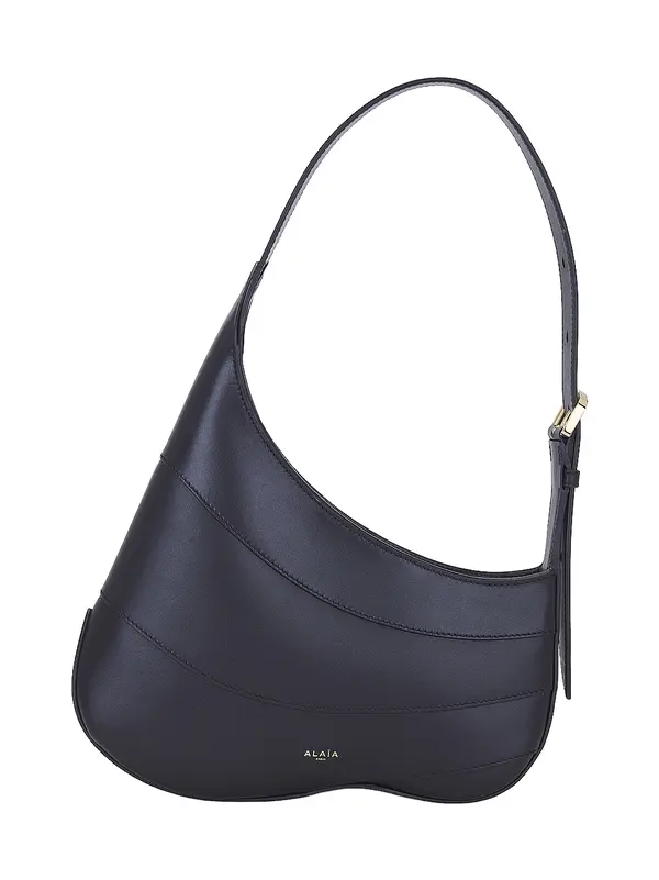 Alaïa Djinn Zipped Hobo Bag - Noir