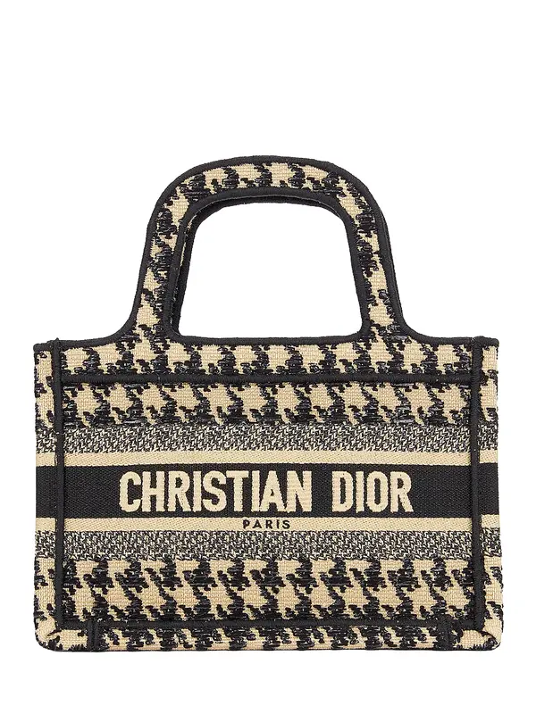 Dior Mini Book Tote Bag - Black