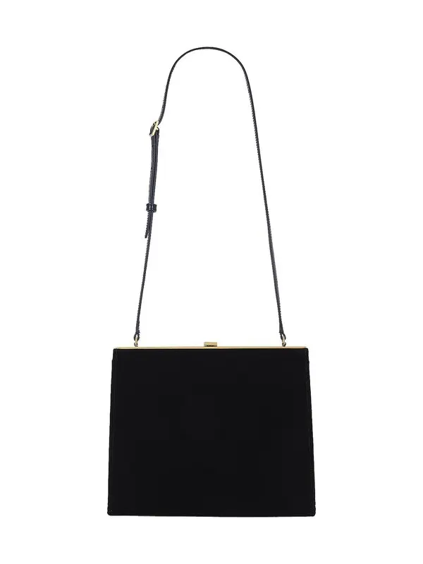 Saint Laurent Small Gaia Shoulder Bag - Noir