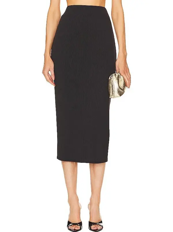 MICHAEL COSTELLO X Anisa Midi Skirt - Black