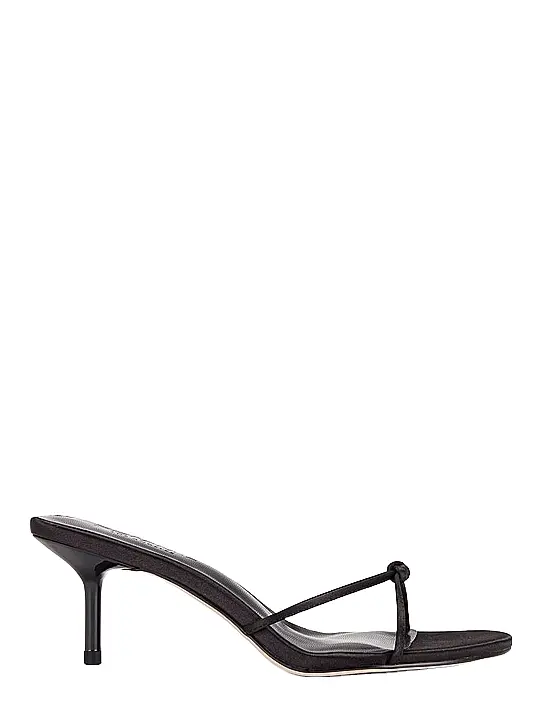 Femme La Maeve Slipper - Satin Black