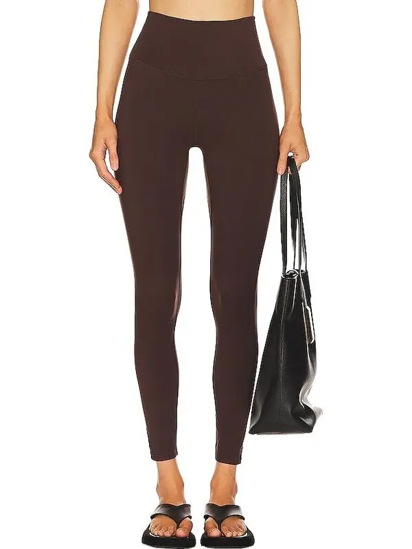Varley Freesoft High Rise Legging In Brown - Coffee Bean