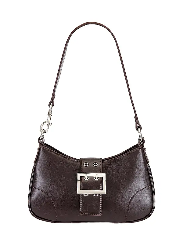 PETIT MOMENTS Buckle Bag - Brown