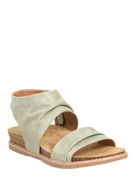 COMFORTIVA Leather Sandals - Sage