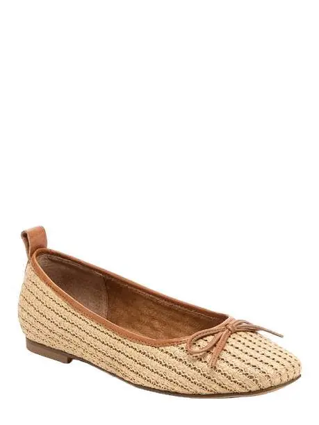 KELSI DAGGER BROOKLYN Frankie Flat - Natural Raffia