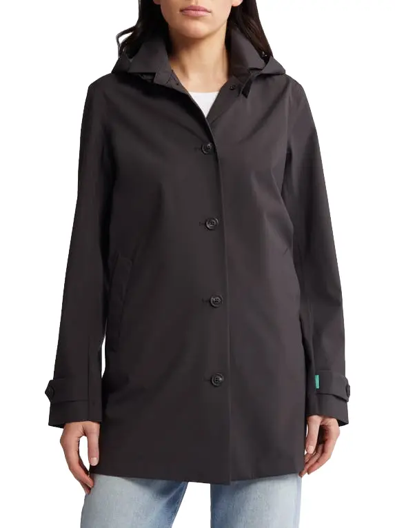 SAVE THE DUCK April Hooded Jacket - Black