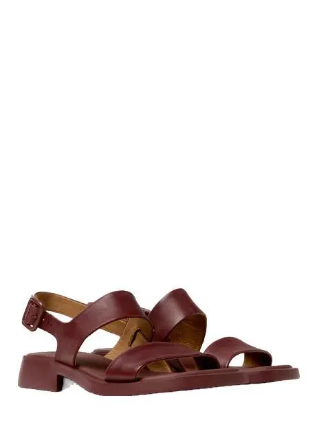 Camper Dana Sandal - Burgundy