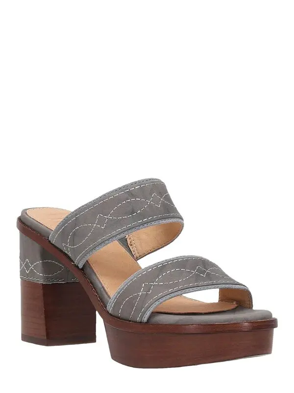 Frye Pipa Platform Sandal - Grey Sky