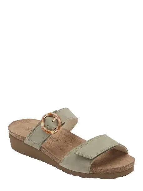 Naot Anabel Wedge Sandal - Sage Nubuck