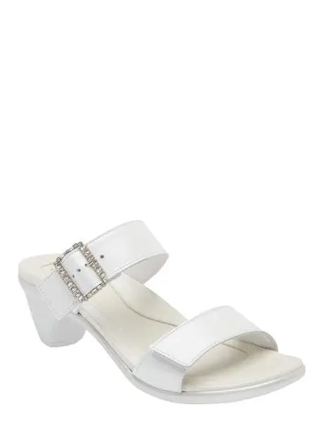 Naot Recent Slide Sandal - White Pearl Leather