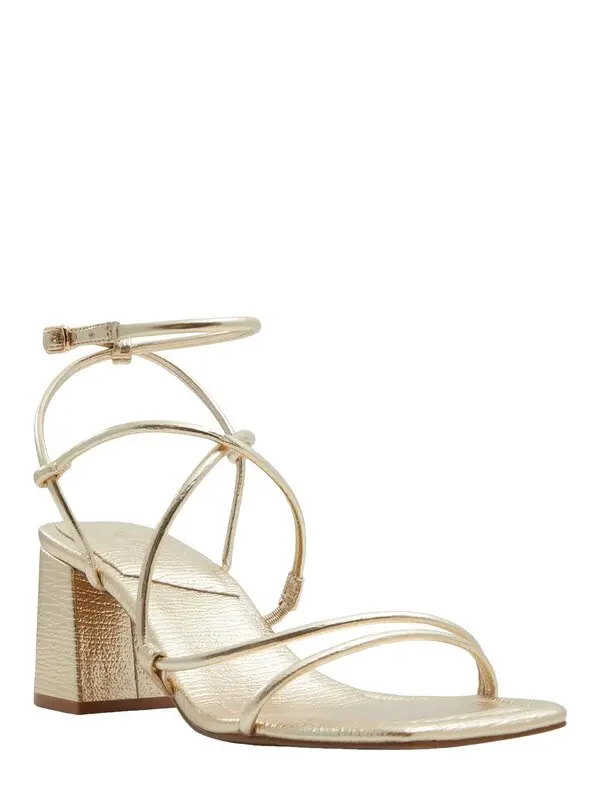Aldo Harmonni Strappy Sandals - Gold