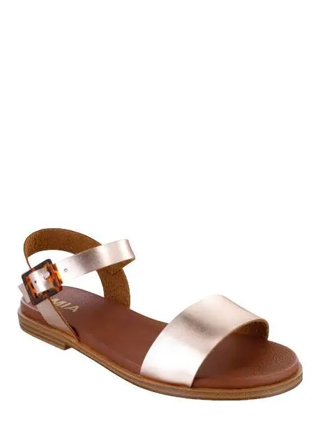Mia Peyton Ankle Strap Sandal - Rose Gold