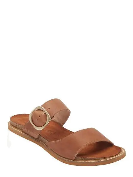 Naot Halvah Platform Wedge Sandal - Latte Brown Leather