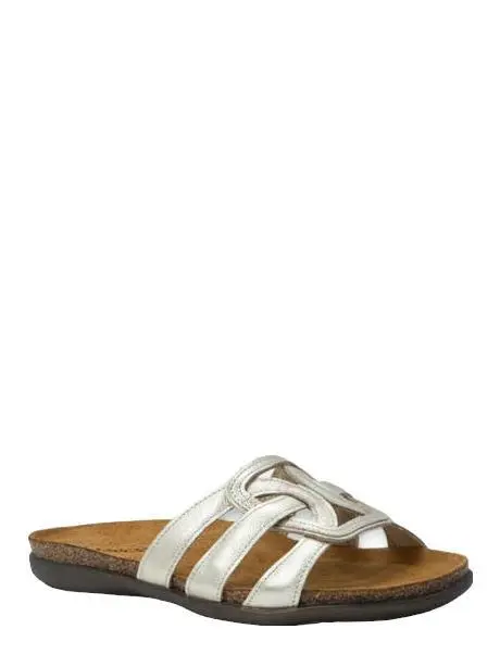 Naot Liv Slide Sandal - Radiant Gold Leather