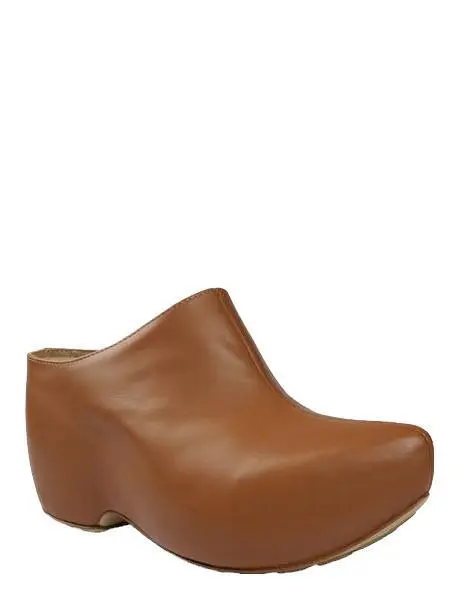 ZIGI Raffaela Platform Clog - Tan Leather