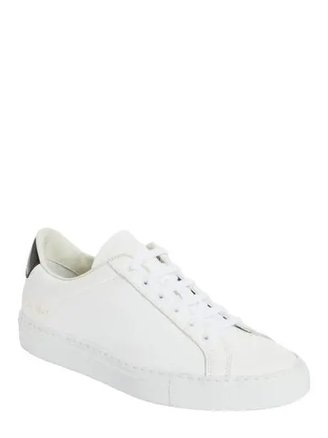COMMON PROJECTS Retro Classic Low Top Sneaker - White/black