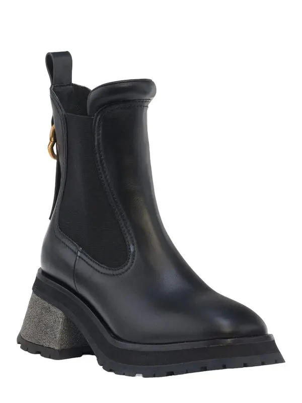 Moncler Gigi Lug Sole Chelsea Boot - Black