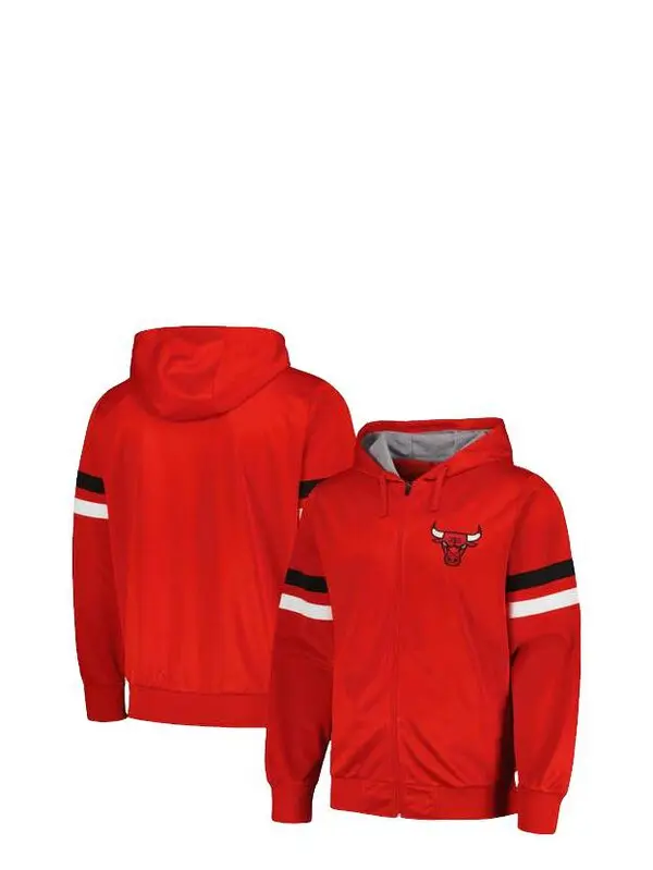 G-III SPORTS BY CARL BANKS Chicago Bulls Contender Full-zip Hoodie Jacket - Red