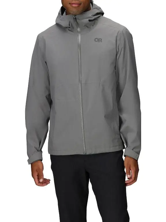 OUTDOOR RESEARCH Stratoburst Packable Rain Jacket - Wolf Grey