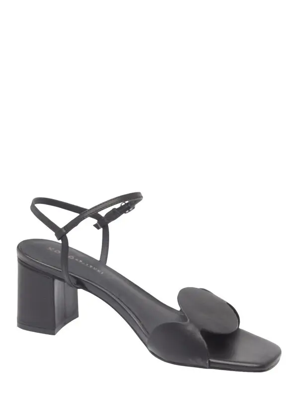 KOKO + PALENKI Sphere Sandal - Black Leather