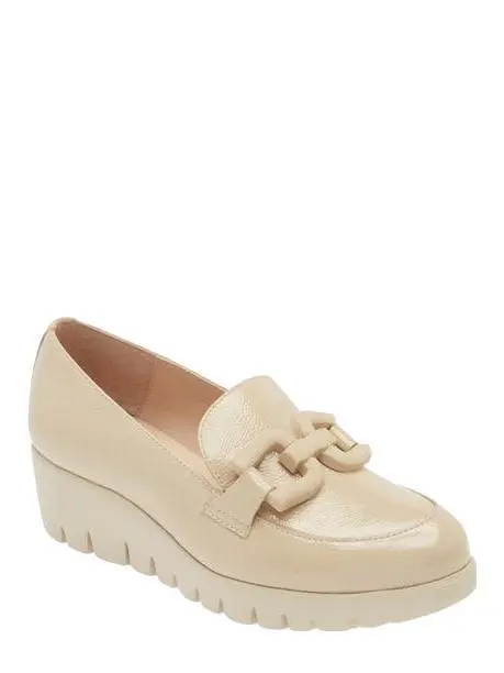 WONDERS San Marino Platform Loafer - Lack Natural