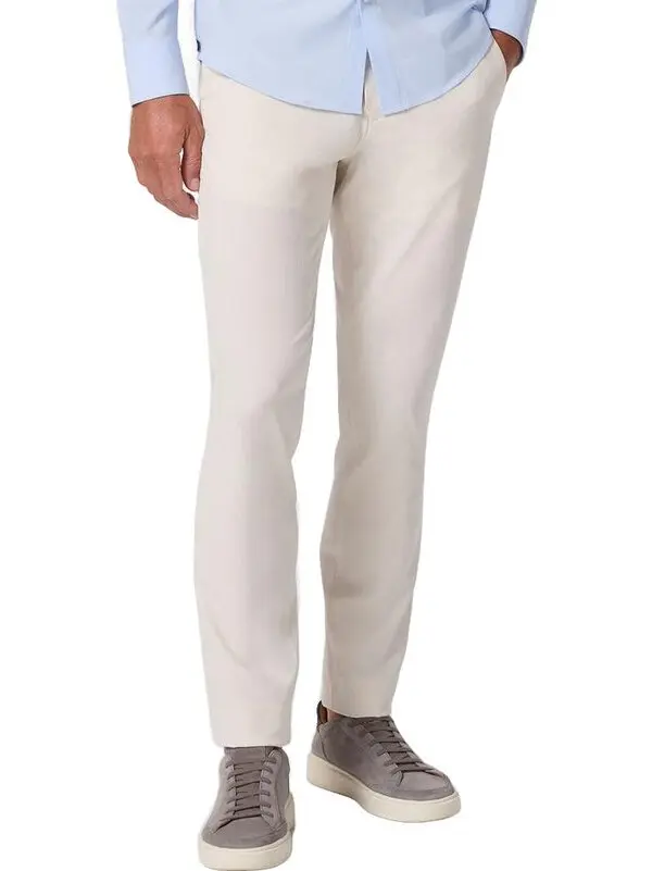 Mizzen+main Helmsman Flat Front Chinos - Oat