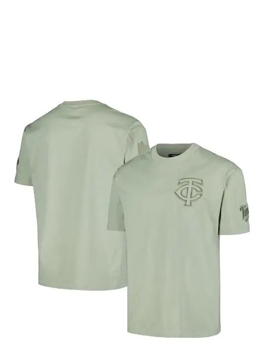 PRO STANDARD Minnesota Twins Neutral Cj Dropped Shoulders T-shirt - Mint